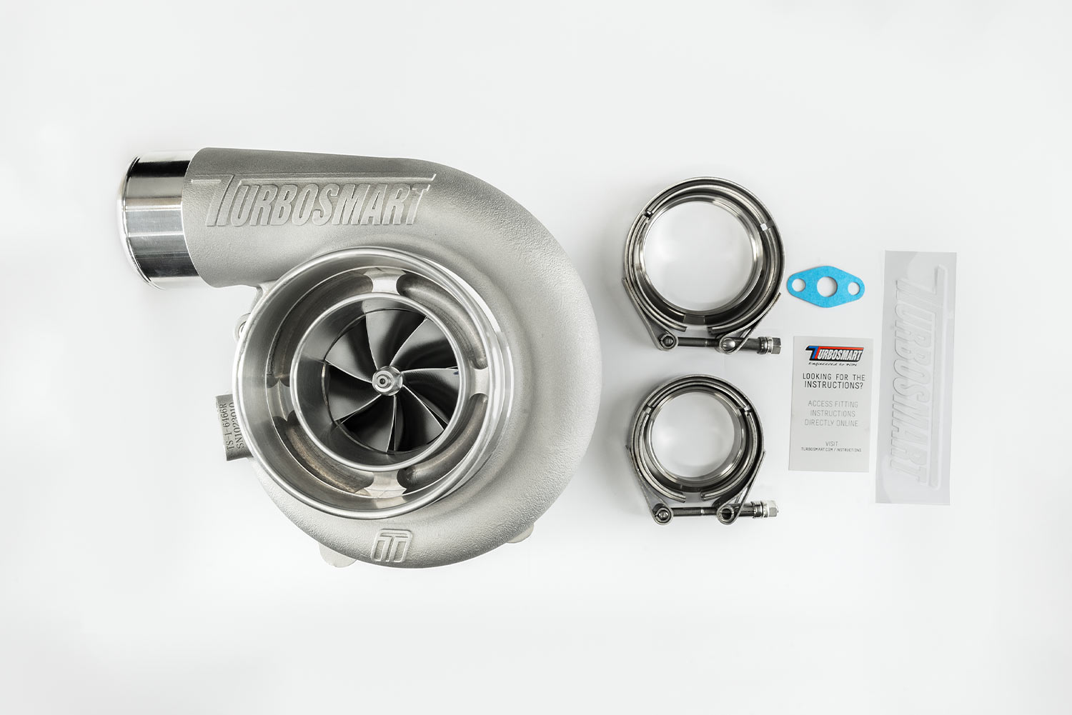TS-1 Performance Turbocharger 6466 V-Band 0.82AR Externally Wastegated ...