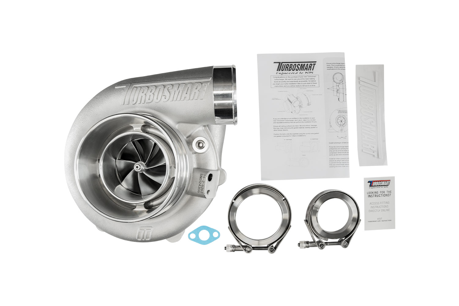 TS-2 Performance Turbocharger (Water Cooled) 6262 V-Band 0.82AR ...